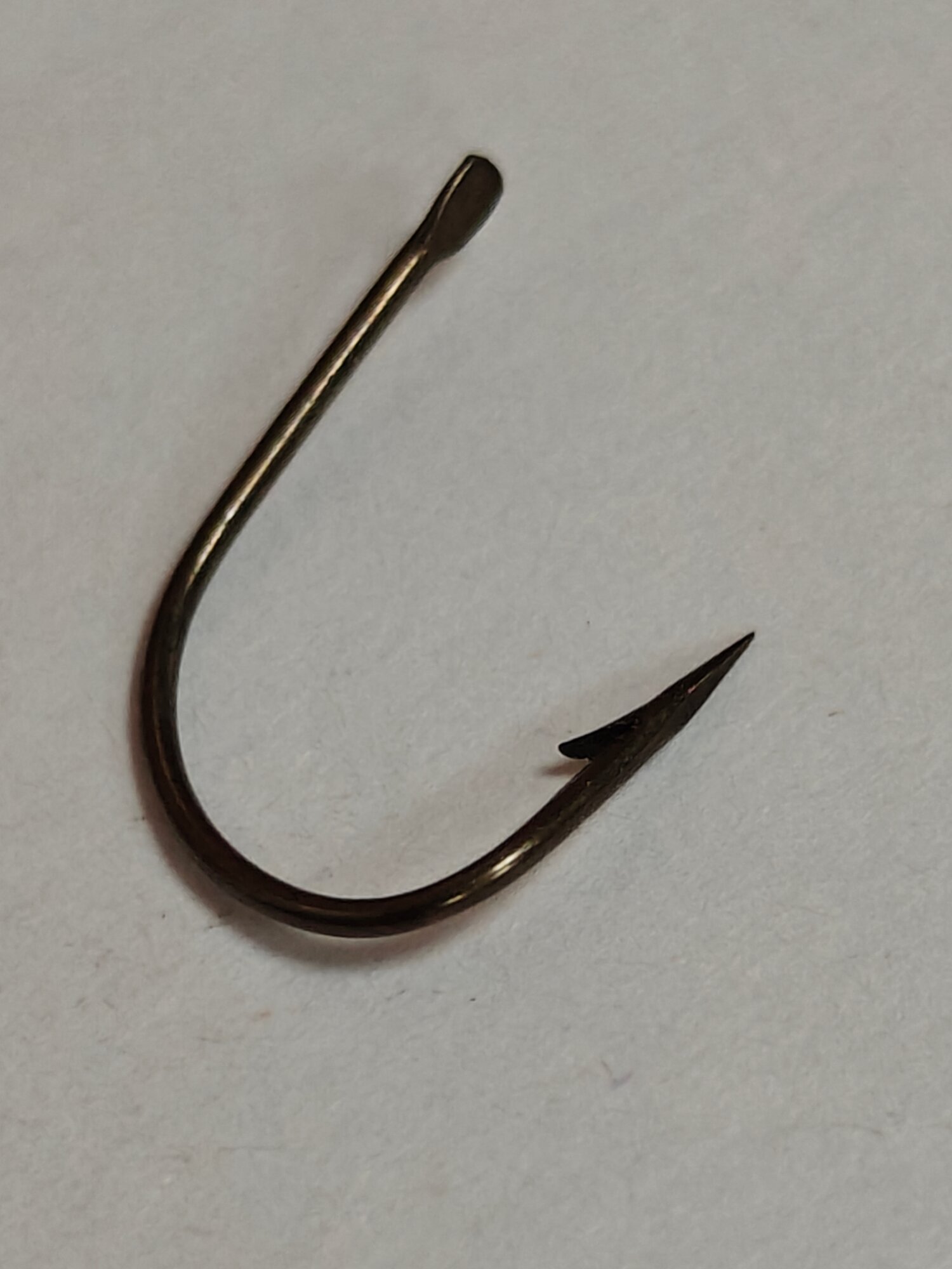 Крючок одинарный, с лопаткой, № ХIII 10-0,9-16, Колюбакинский игольный завод, оксидирование BN, упаковка 20 шт.