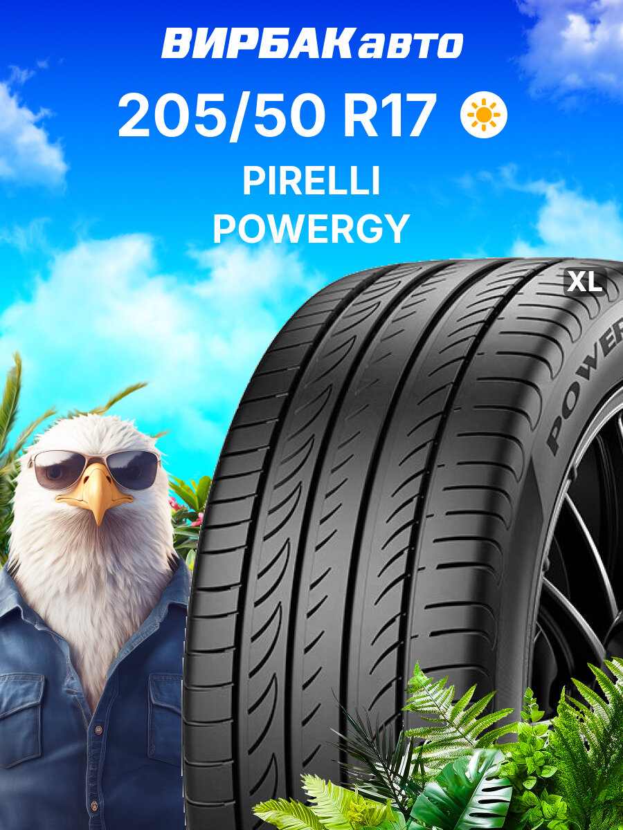 Летние шины PIRELLI POWERGY 205/50R17 93Y XL