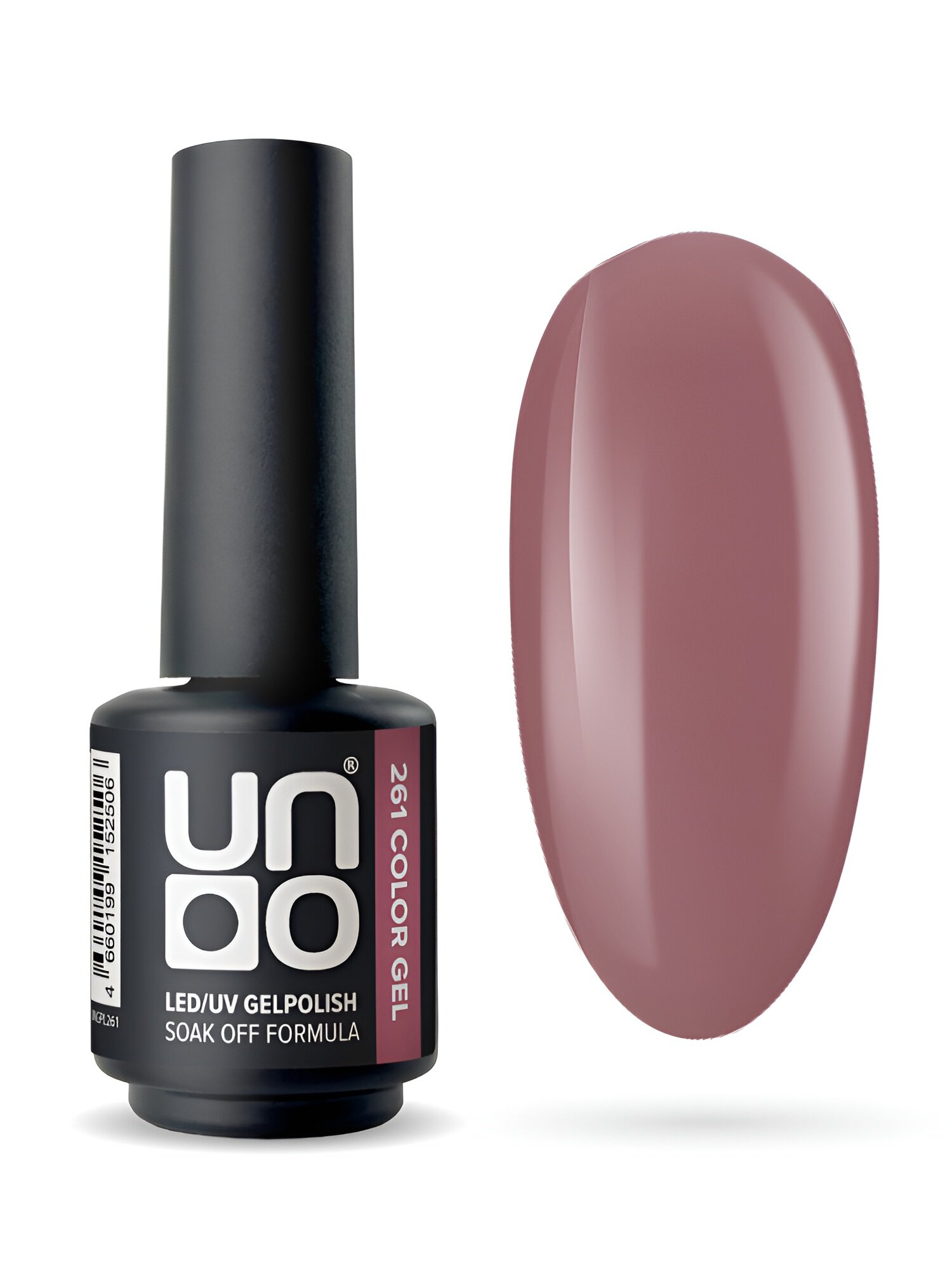 Гель-лак Uno Casual - 261 Молочный шоколад - Milk Chocolate, для ногтей, soak off formula, 8 г
