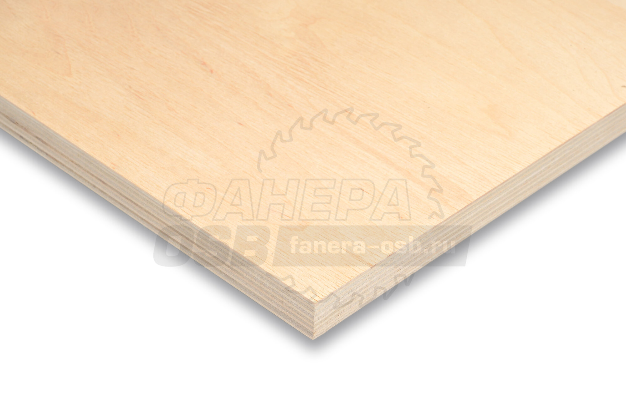 Фанера ФК 20мм 1525х1525мм сорт 4/4 Нешлифованная березовая, карбамидная