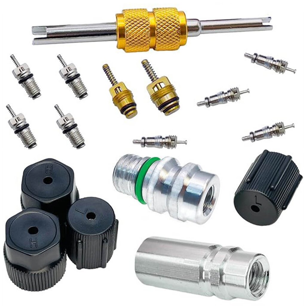 Инструмент Для обслуживания Кондиционера Ассортимент Стержней Клапанов Для Удаления Стержней Клапанов