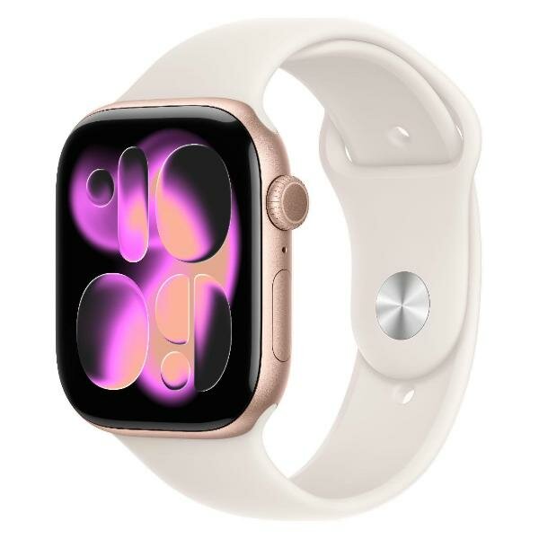 Смарт-часы Apple Watch 11 46mm Rose Gold Starlight Sport Band