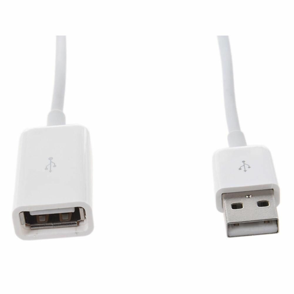 USB-удлинительный кабель, штекер и гнездо.