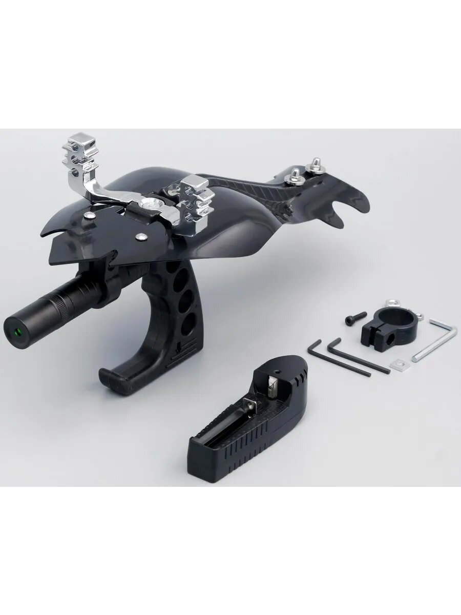 Рогатка для стрельбы мощная с лазерным целеуказателем