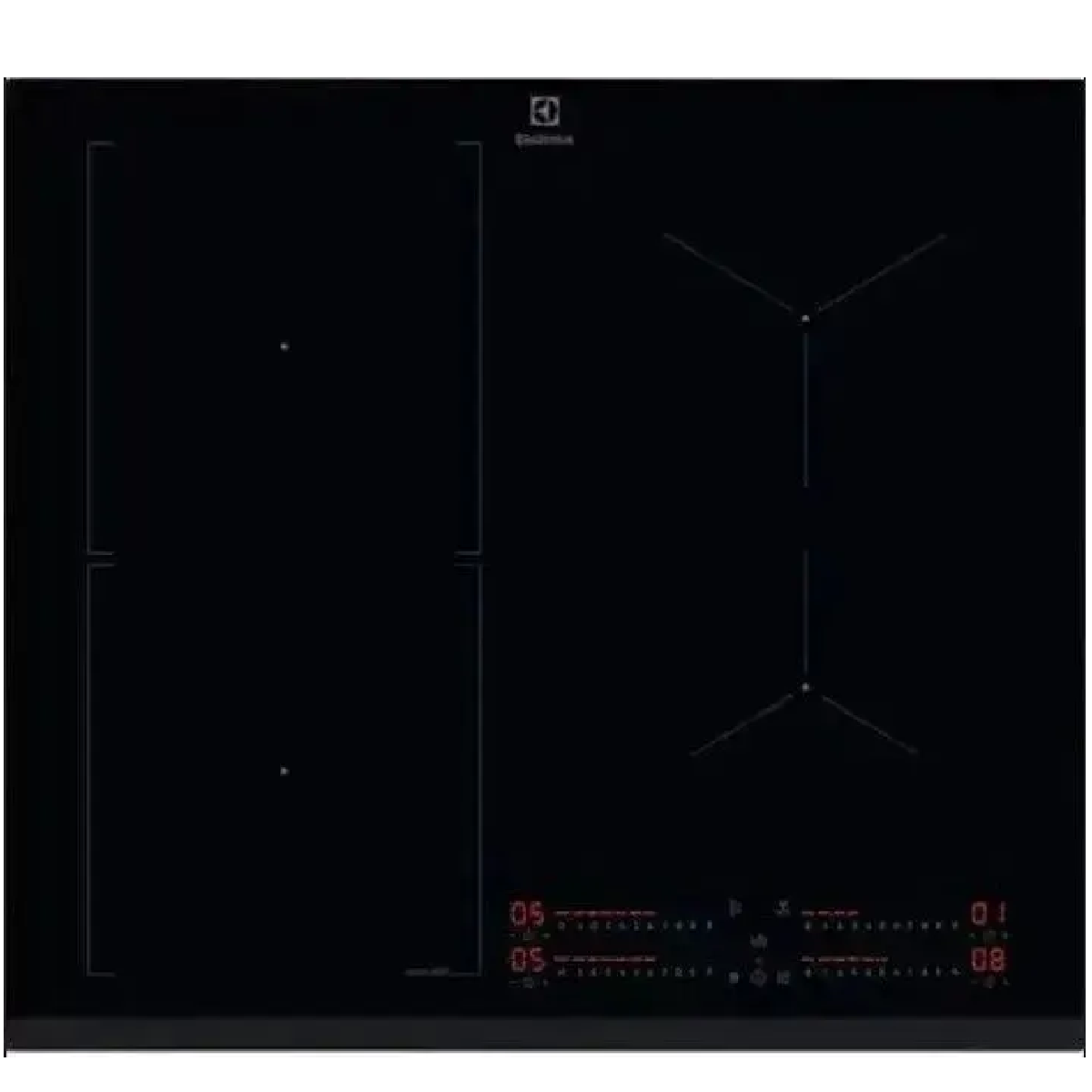 Индукционная варочная поверхность Electrolux EIS62453, стеклокерамика, черный