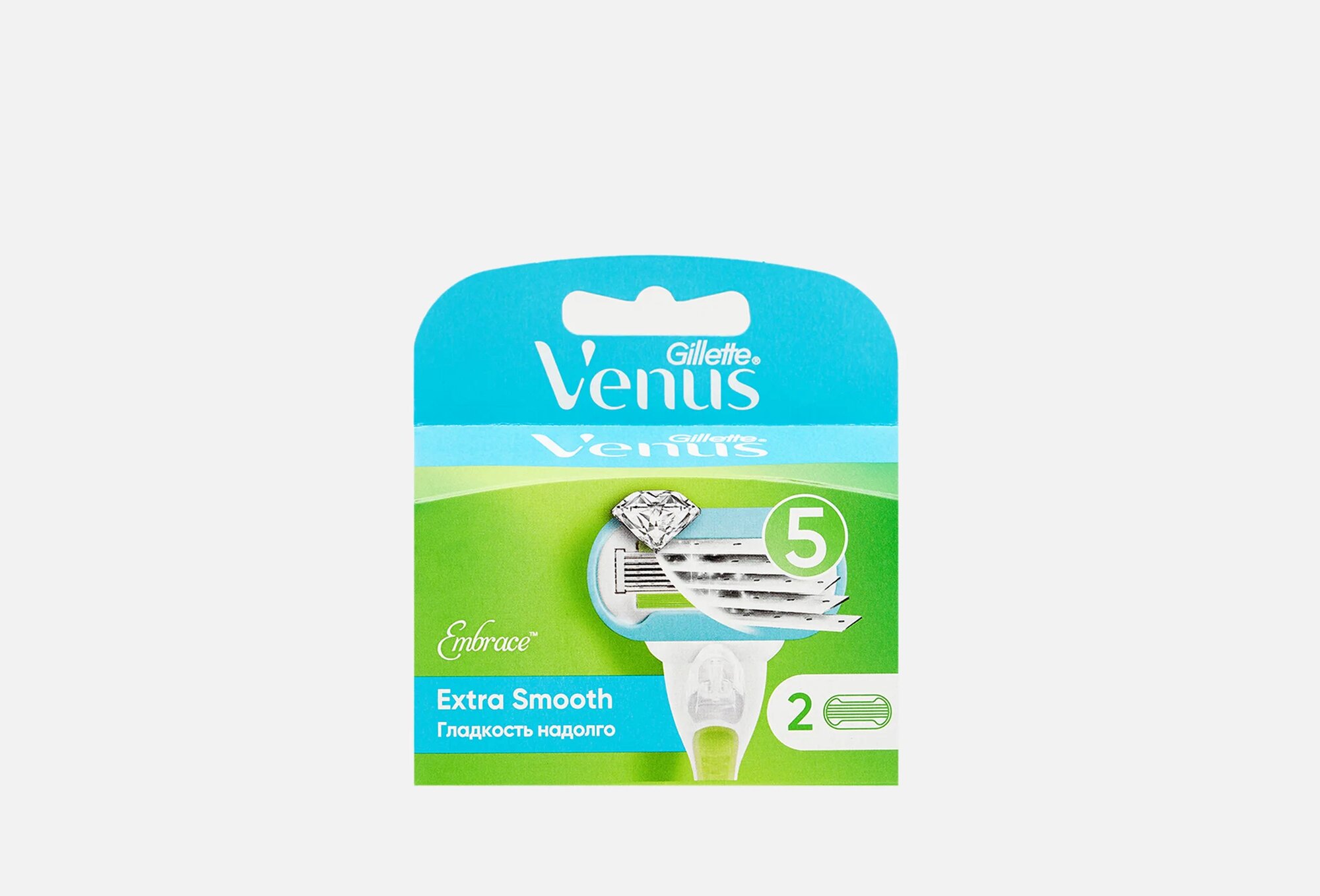 Сменные кассеты для бритья Gillette "Venus Embrace", 2 штуки