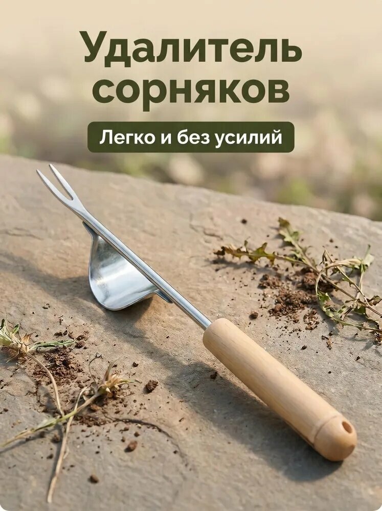 Корнеудалитель, рукоятьНержавеющая сталь