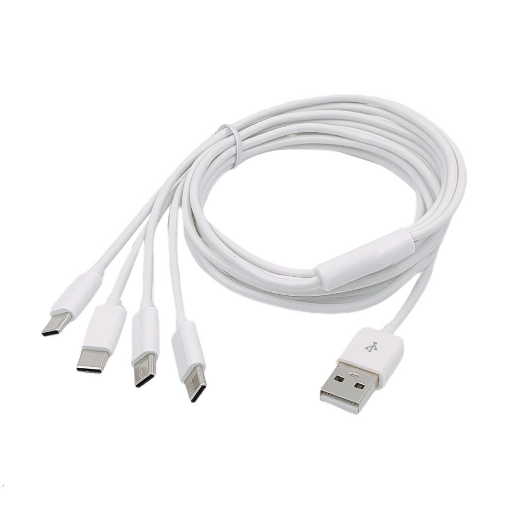 USB-C сплиттер с 4 разъёмами, Белый