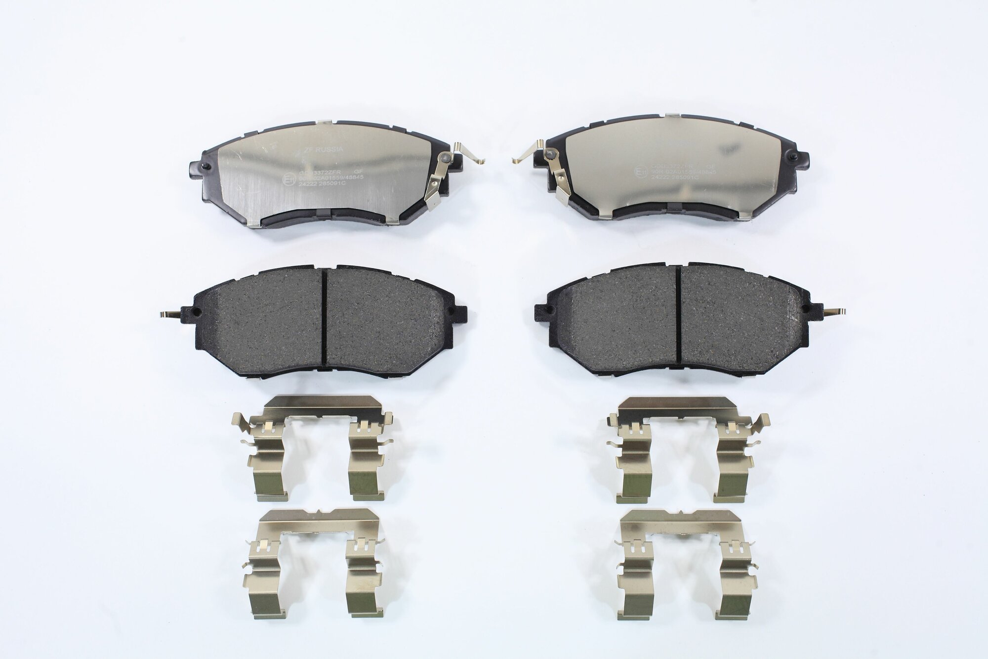 Колодки передние для SUBARU Forester 13 Legacy 03 Tribeca 05 ZF Russia GDB3372 ZFR