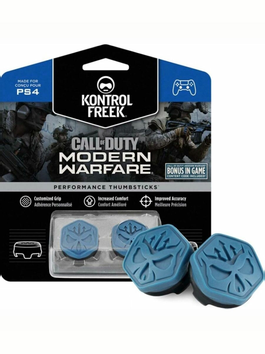 Джойстики KontrolFreek Call of Duty: Modern Warfare II для Xbox One и Xbox Series X 2 с высокой посадкой, гибридные / плоские Черные / зеленые