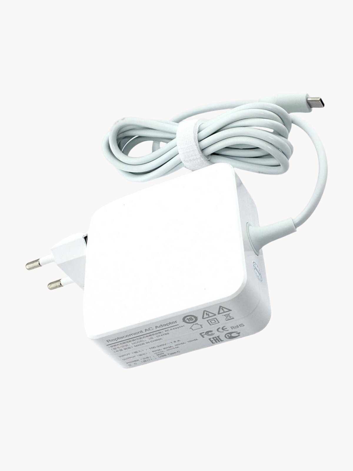 Зарядное устройство (блок питания/зарядка) для ноутбука Xiaomi, 4.5А, 90Вт, USB-C (Type-C), белый