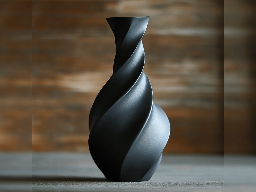 Ваза декоративная спиральная, 3D-печать, 3DOPRU арт. VASE-MW-1064963