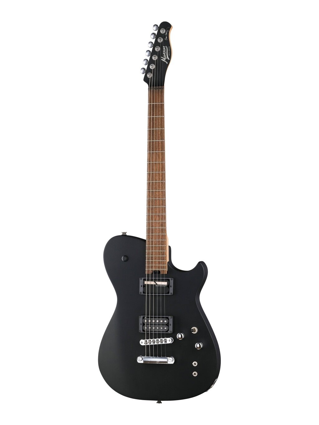 Электрогитара, черная, Cort MBM-2H-SUS-SBLK META Series