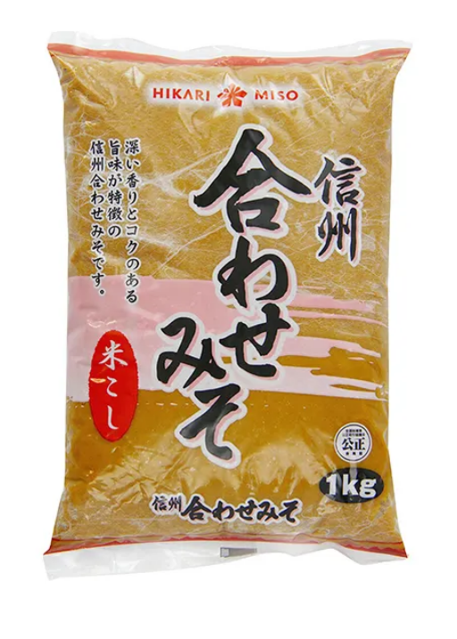 Hikari Miso Паста мисо соевая светлая Широмисо Хикари 1000 гр