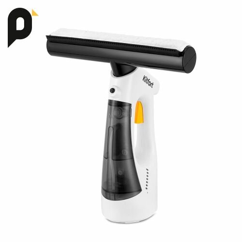 Стеклоочиститель Kitfort КТ-5209 бело-черный, мощность 9 Вт, аккумулятор