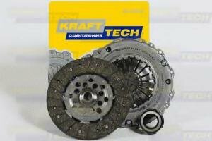 Комплект сцепления vw transporter t4 Krafttech W00220D Vag: 074198141BX 3000829001 074198141BV 074198141V 074141031Q