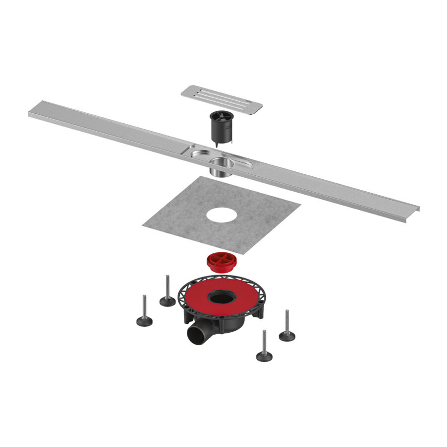 Дренажный канал Tece TECElineo 100 см 15301100, сатин