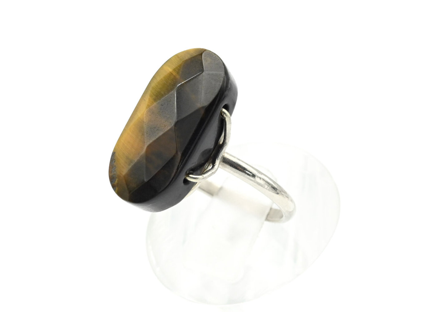 Кольцо, тигровый глаз