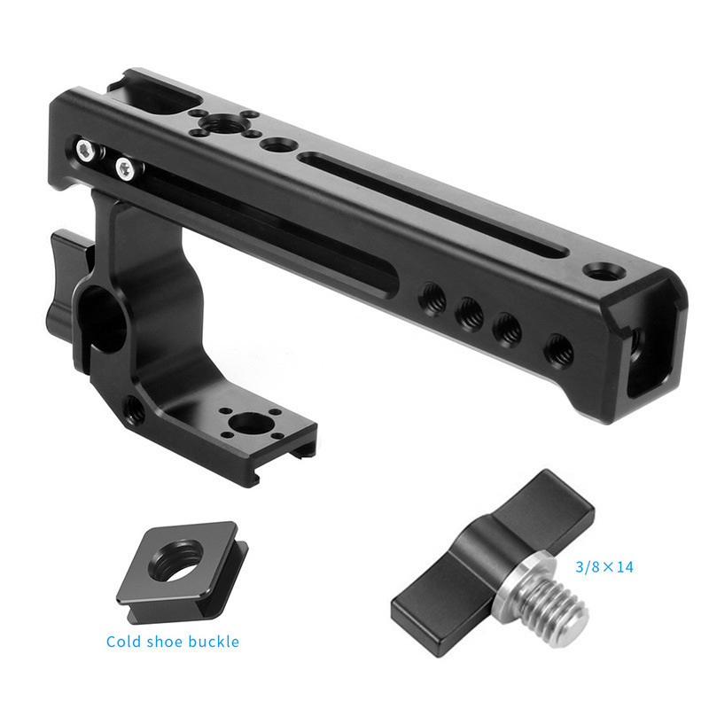 Многофункциональная универсальная металлическая ручка MyPads для клетки-рамки фотоаппарата 3/8 1/4 держатель раздвижной из алюминиевого сплава