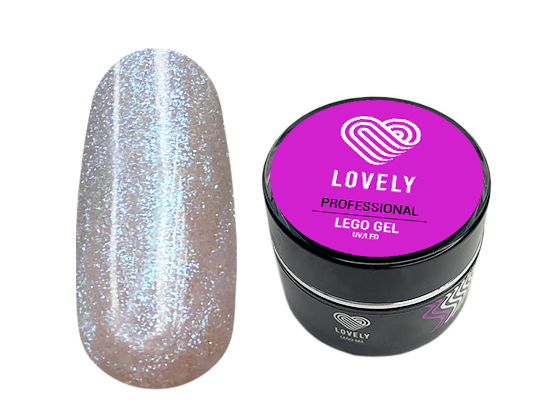 Lovely lego gel гель для наращивания и укрепления seashell 02 15гр
