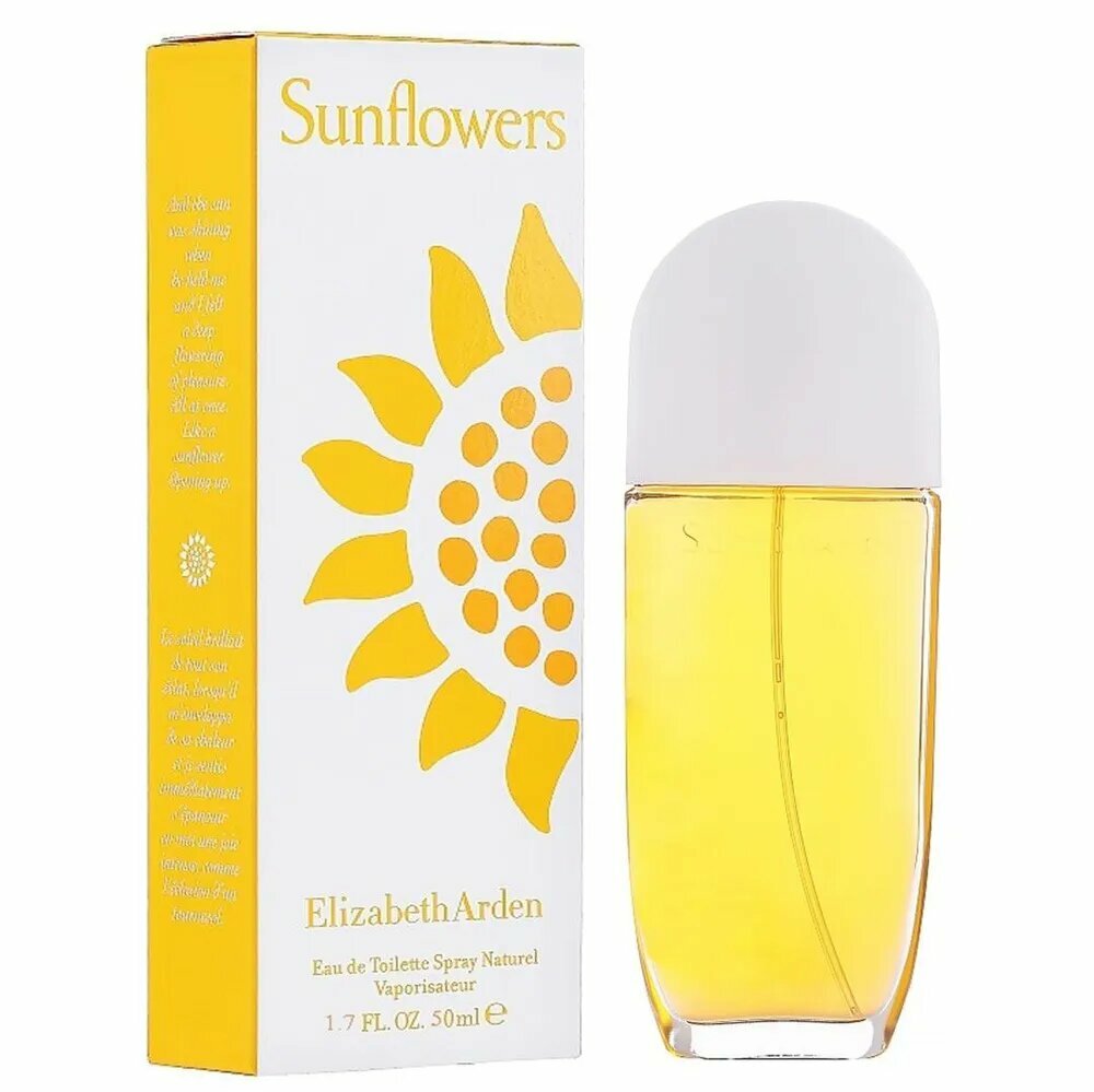 Туалетная вода Elizabeth Arden "Sunflowers", 50мл, фруктово-цветочные ноты
