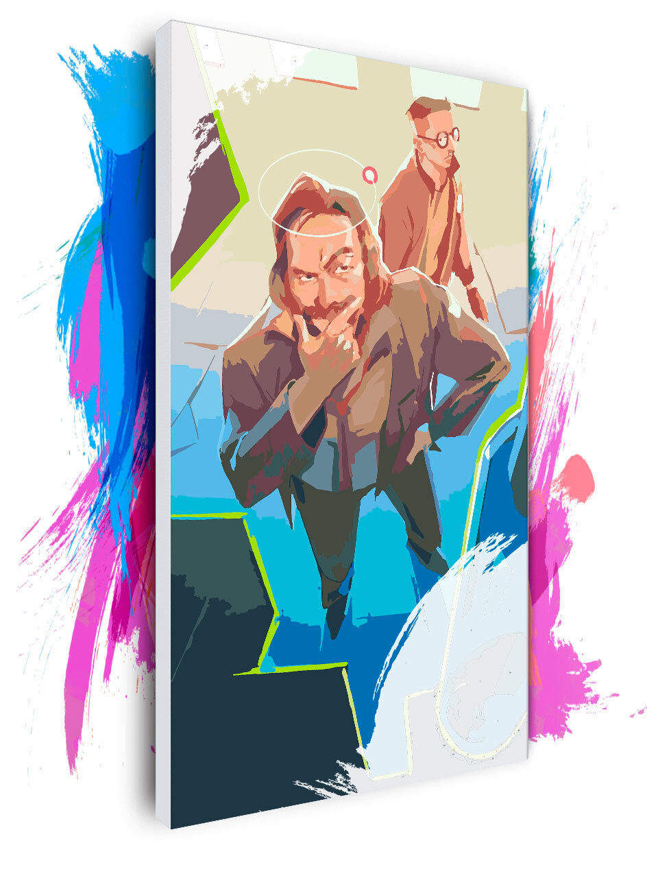 Картина по номерам на холсте Disco Elysium, 100 х 120 см
