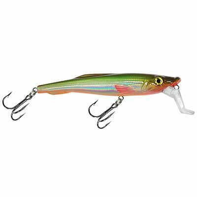 Воблер для рыбалки AQUA снеток SR 80mm, цвет 123 (серебристый болотник), 1 штука