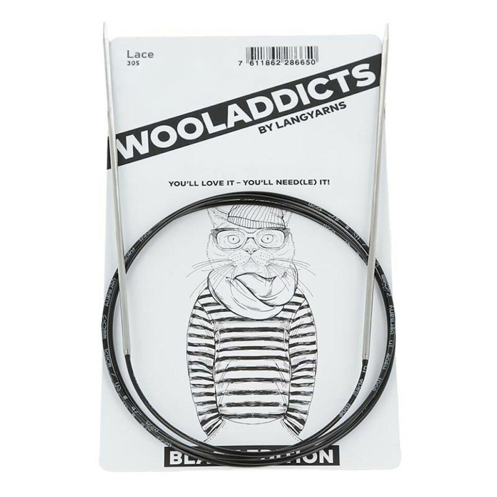 #305 Спицы круговые супергладкие WOOLADDICTS Lace 100 см 2.25 Lang Yarns