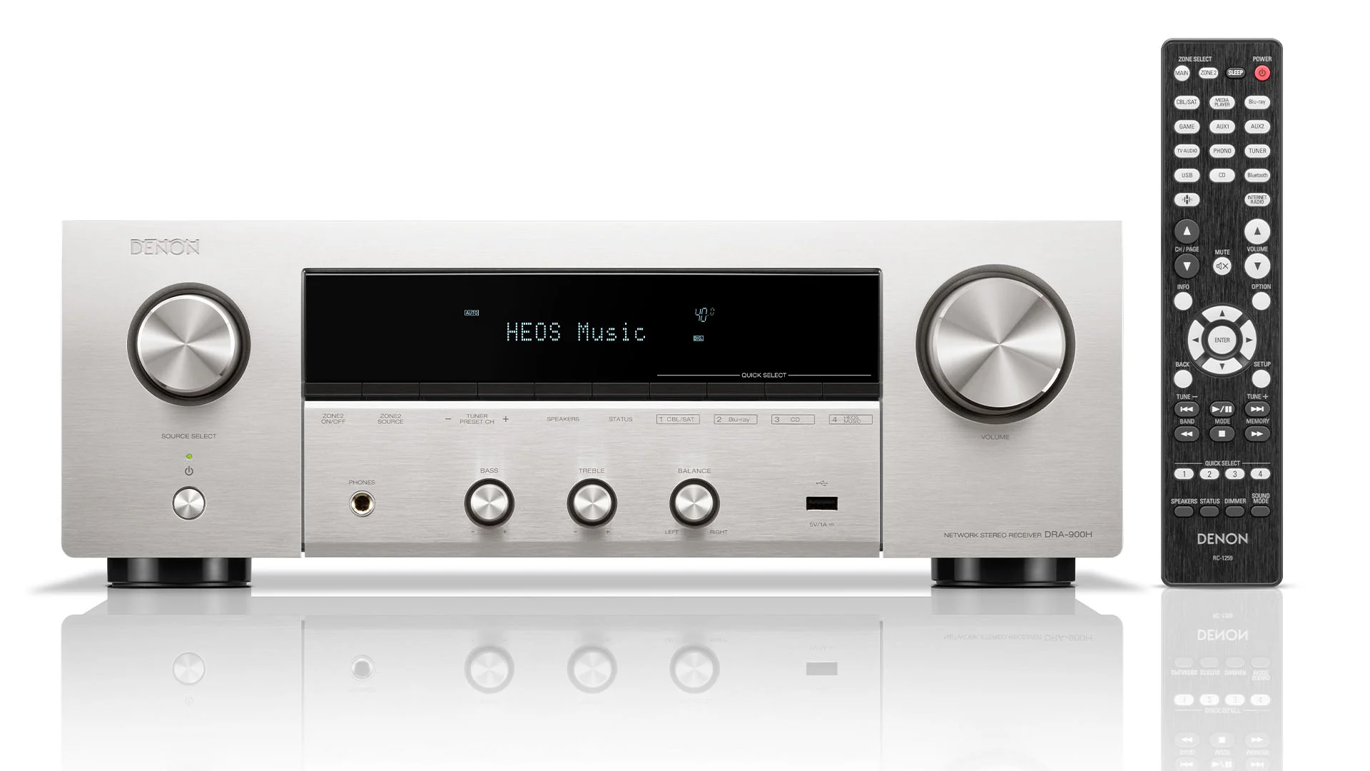 AV ресивер Denon DRA-900H silver