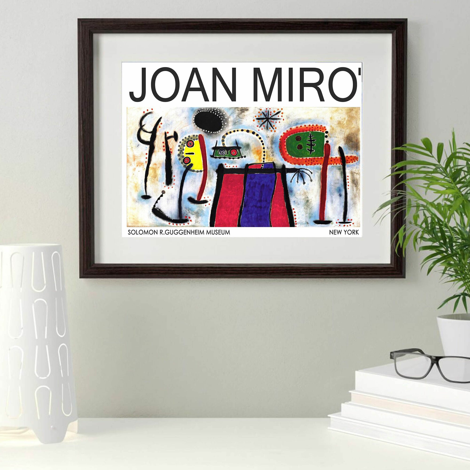 Выставочный постер Жоан Миро / Joan Miro, 1 шт А3 без рамы