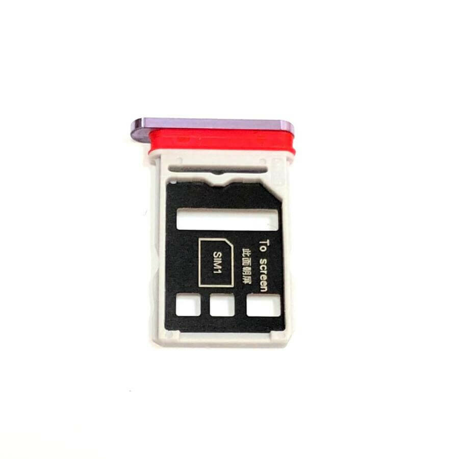 SIM-лоток (сим контейнер) для Huawei Honor 30 BMH-AN10 (Original) Черный (Midnight Black)