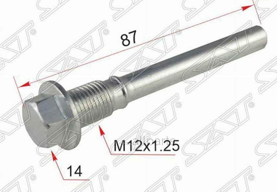 SAT ST-MB699584 Направляющая суппорта RR MITSUBISHI PAJERO/MONTERO V2#/4#/