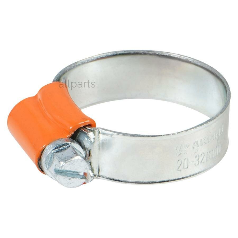 AIRLINE AHC-S-09 Хомут 20-32/11,7 мм, червячный, усиленный, W1 (оцинк.), 1 шт. AIRLINE AHC-S-09