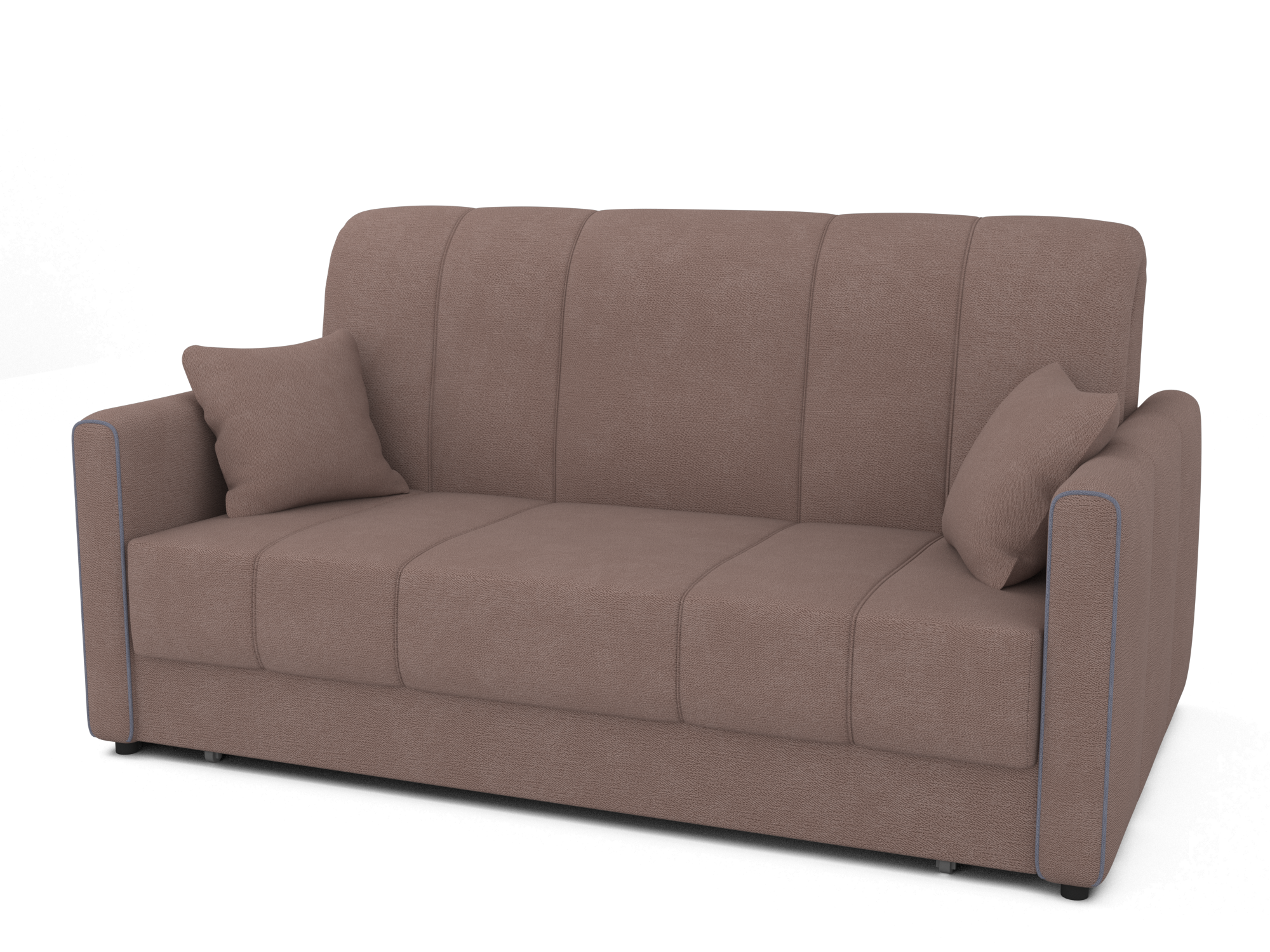 Диван-кровать прямой Доминик Velour Cocoa