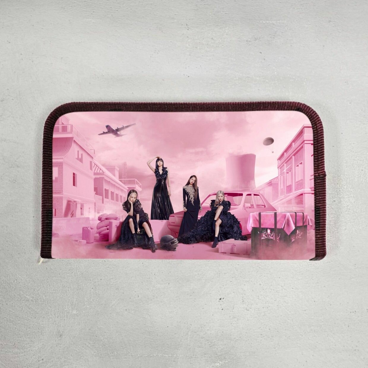 Пенал MIGOM 19х11 cм на молнии Blackpink - 2312-003