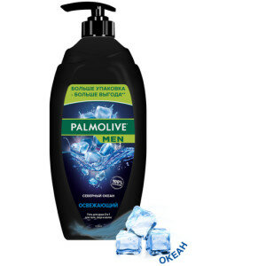 Гель для душа Palmolive Men Северный океан 3в1 2х750мл.