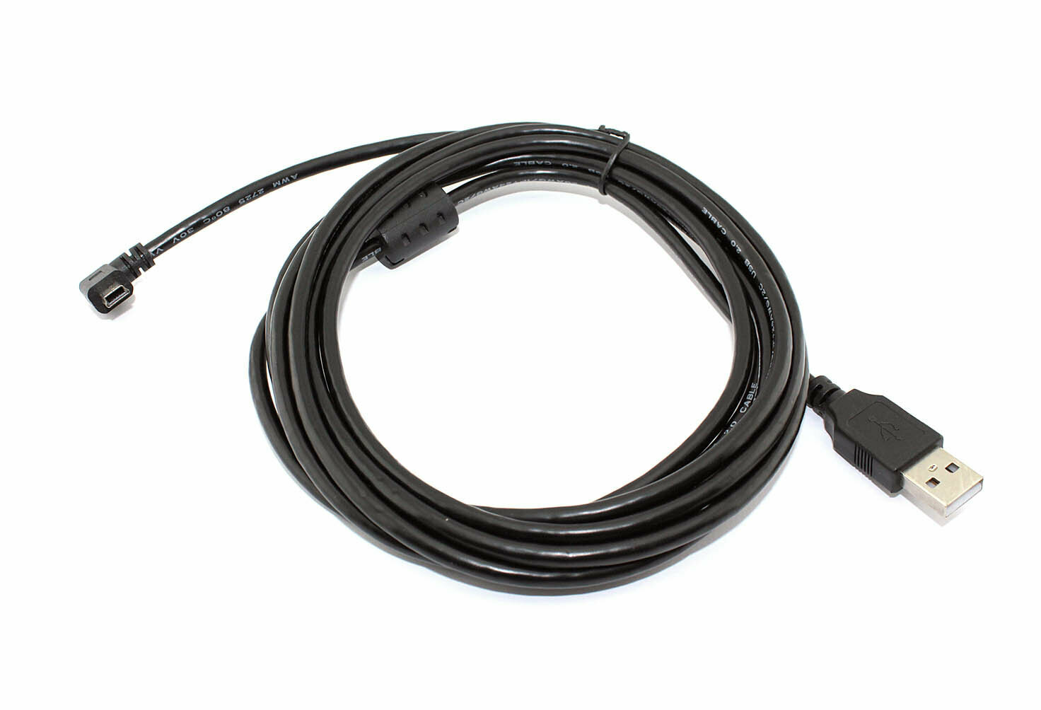 Кабель USB Type A на Mini USB угол вправо 3 м