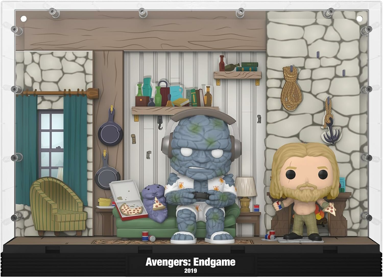 Фигурка Funko POP! Moment Bobble Marvel Avengers Endgame - Thor’s House (05) 70914, 25 см