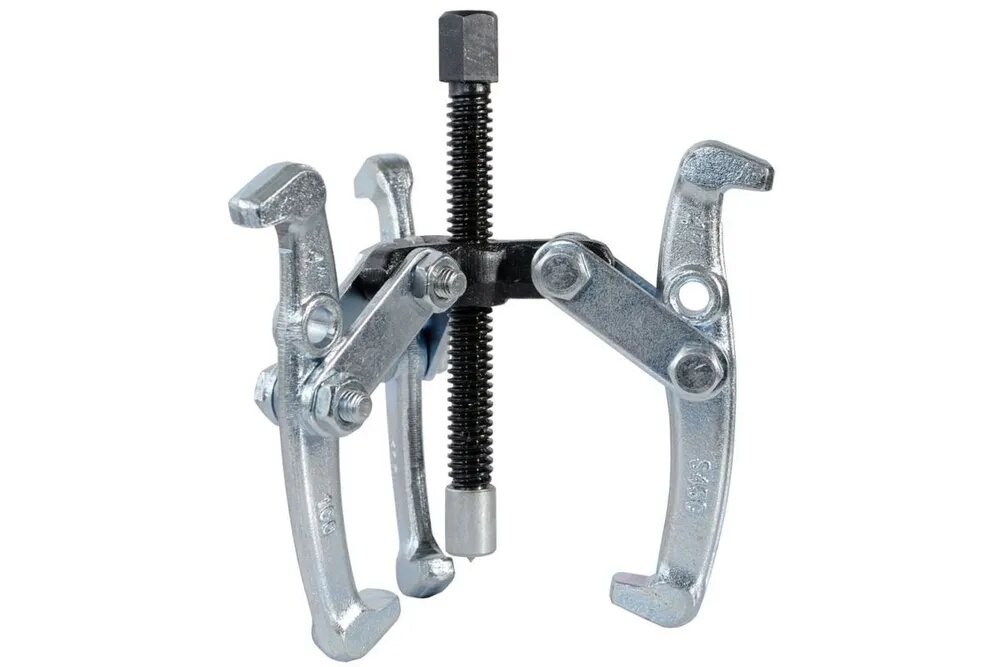 Съемник 3х-лапый, АвтоДело, шарнирный, 75 мм 15-80 мм, с центровочной насадкой