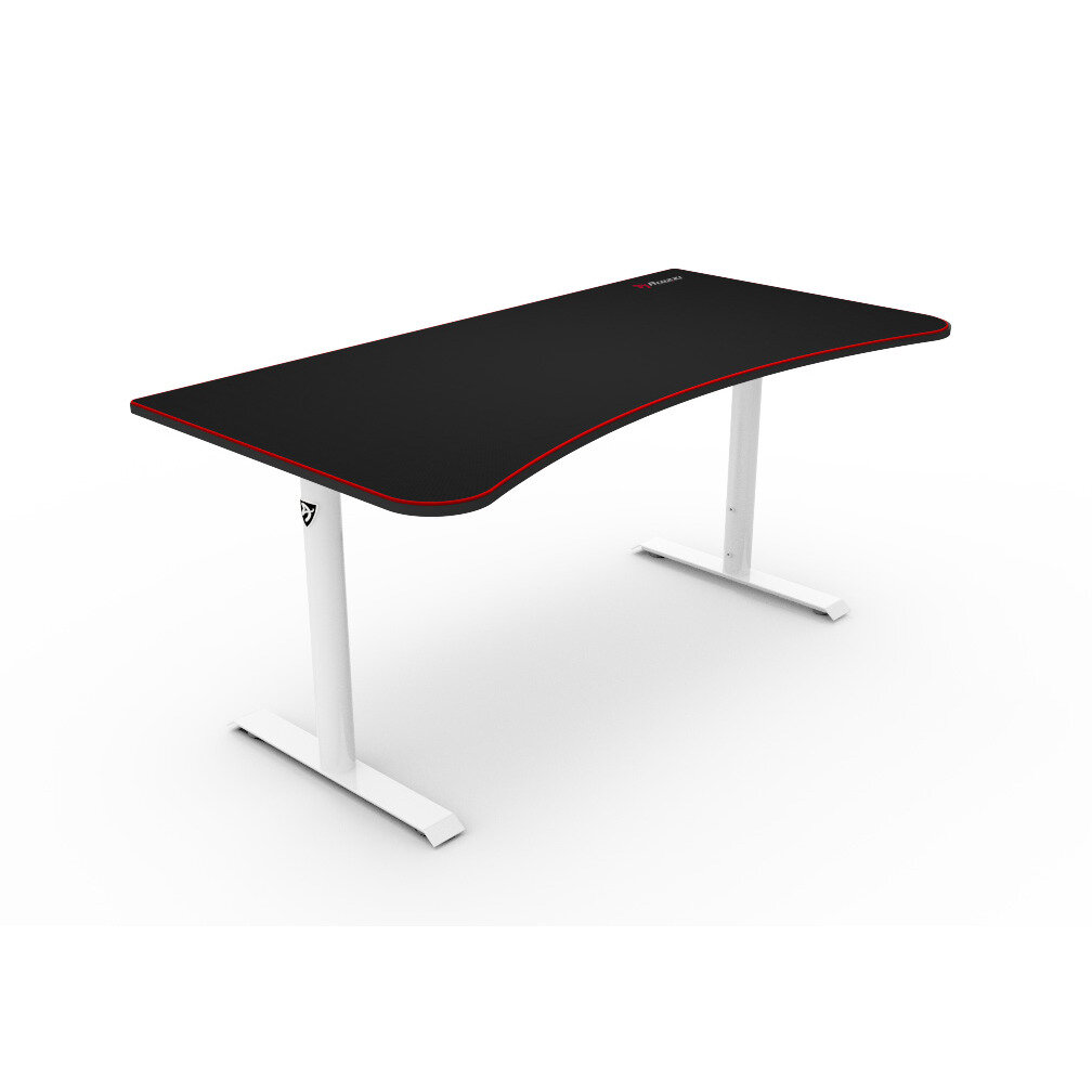 Стол компьютерный с регулировкой высоты Arozzi Arena Gaming Desk White