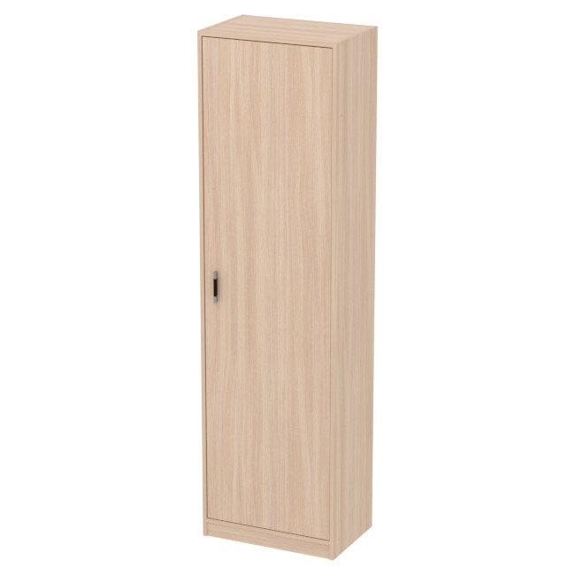 Шкаф Меб-фф Офисный шкаф для одежды ШО-5+С-28МВ цвет Дуб Молочный 56/37/200 см