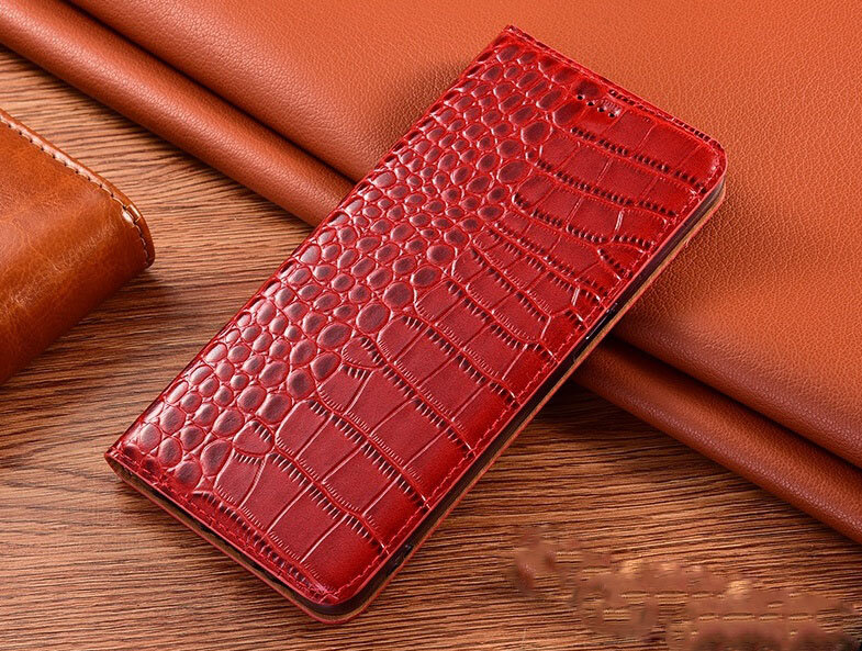 Чехол-книжка MyPads Premium Croco di lusso для Samsung Galaxy A2 Core из импортной натуральной кожи теленка с фактурной прошивкой рельефа кожи крок.