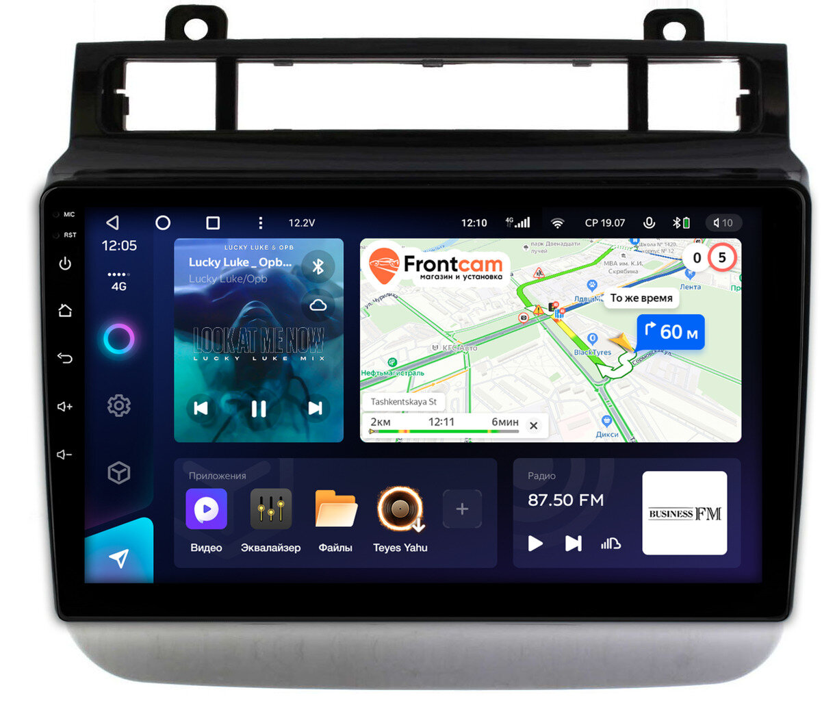 Штатная магнитола Teyes CC3 360 6/128 9" RM-9476 Volkswagen Touareg 2 2010-2018 Android 10 (4G-SIM, DSP, QLed)