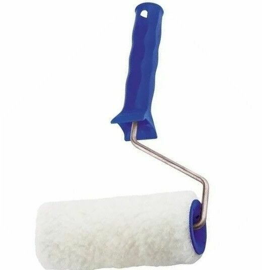 Валик меховой 150х48мм ворс15мм, бюгель6мм (полиэстер) Сибртех /80112/