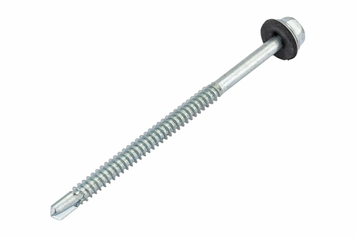 Метизный двор кровельный саморез 6,3x100 мм, 50 шт для металлочерепицы и профлиста