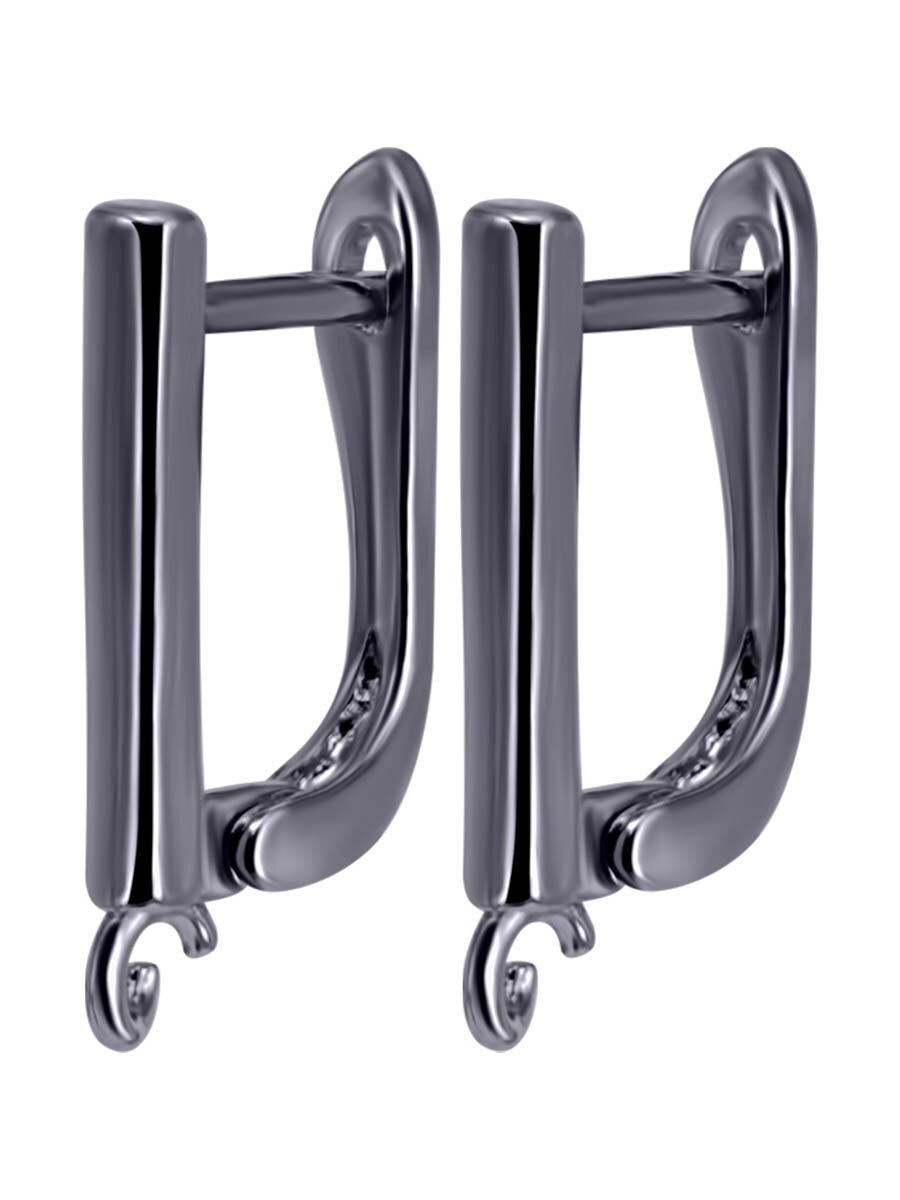 Швензы, основа для сережек, OTOKODESIGN, бижутерный сплав, черный, женский, 32-20019