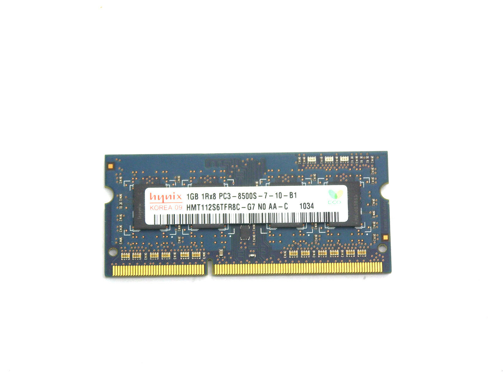 Оперативная память SODIMM 1Gb, DDR3 1066MHz, Hynix HMT112S6TFR8C