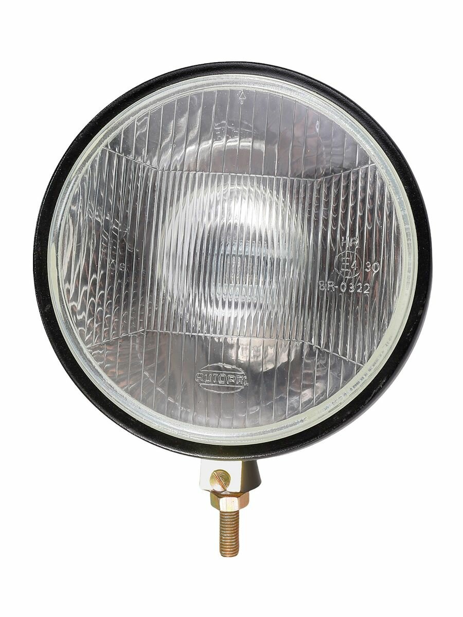 Фара дальнего света HL445, галогеновые лампы, круглая, крепление болтами, 1 шт