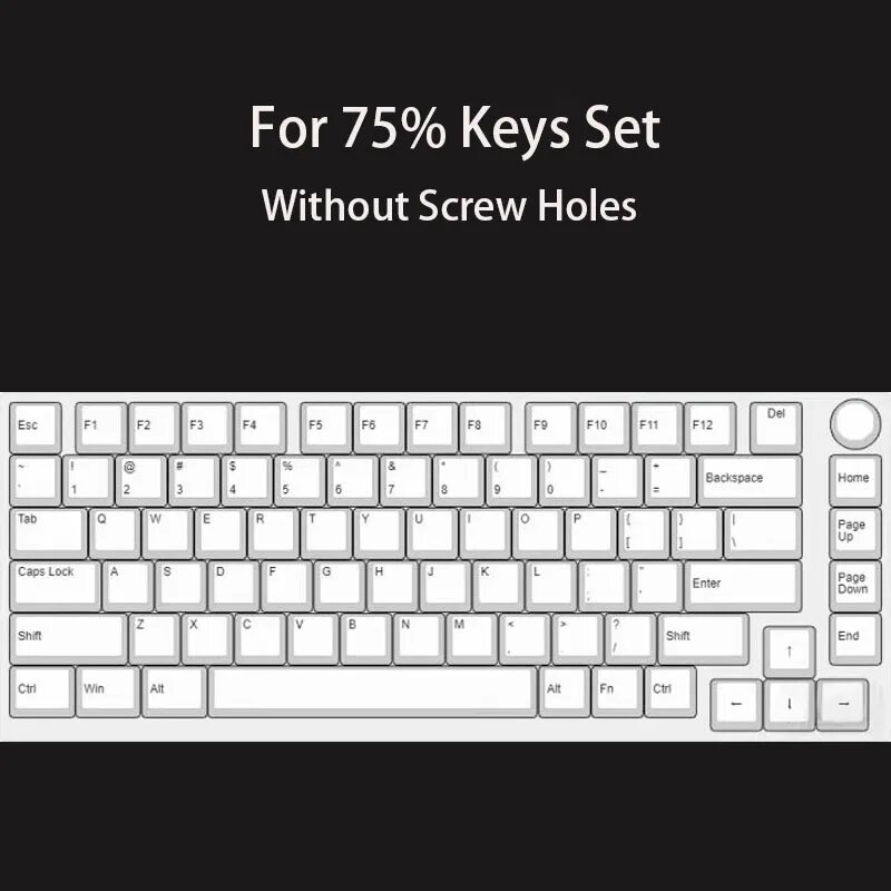 Механическая игровая клавиатура Teclado 108 клавиш с шумоподавлением 75 Keys Sandwich