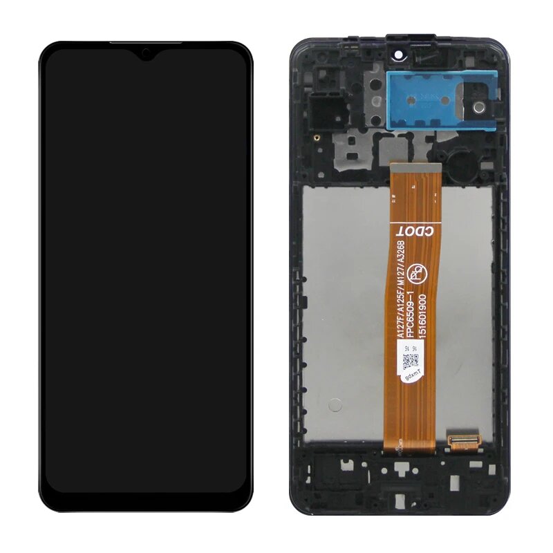 6,5 "для Samsung Galaxy A12 Nacho ЖК-дисплей A127F A127M A127U ЖК-дисплей с дигитайзером сенсорного экрана в сборе для Samsung A127 LCD